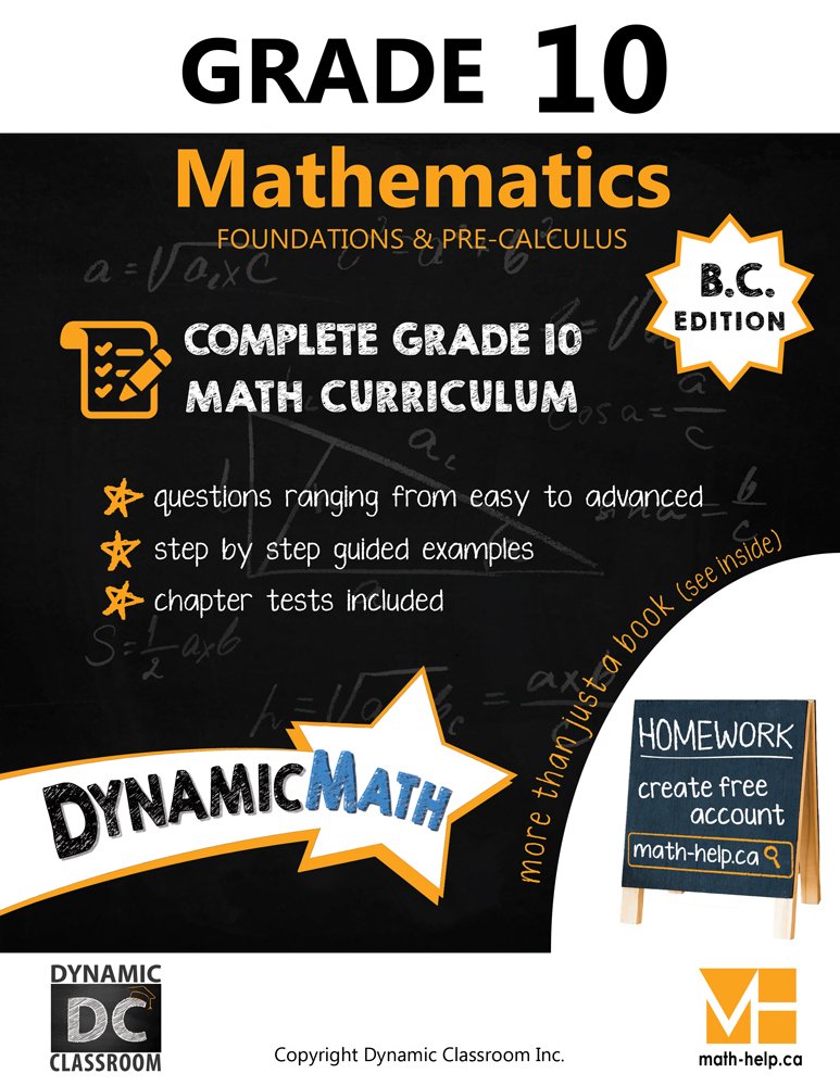 BC Math Grade 10 Anchor Academic Services