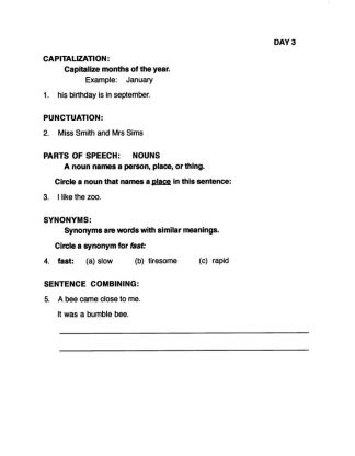 Daily Grams Grade 3 Student Workbook – Anchor Academic Services