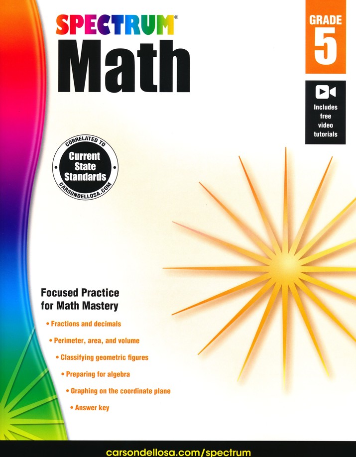 Spectrum Math Grade 5 – Anchor Academic Services