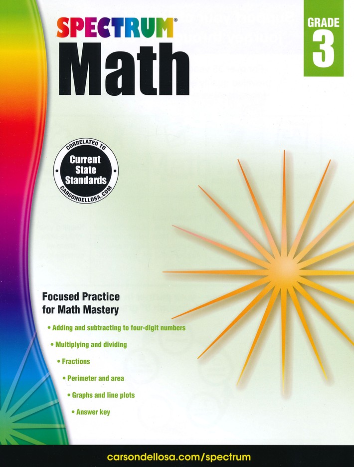 Spectrum Math Grade 3 Anchor Academic Services