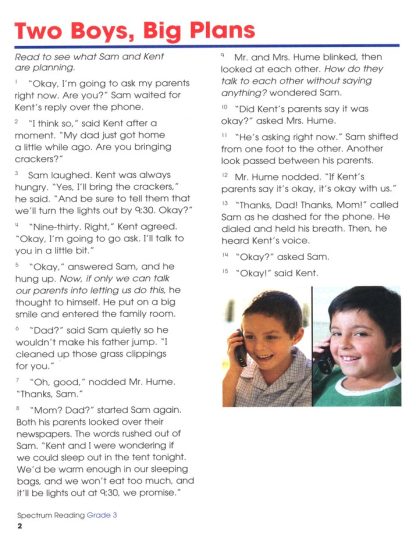 Spectrum Reading Grade 3 – Anchor Academic Services