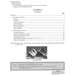 Math Pace 1126 Algebra II – Anchor Academic Services