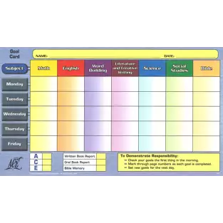 Goal Cards, Primary (Package of 20) – Anchor Academic Services
